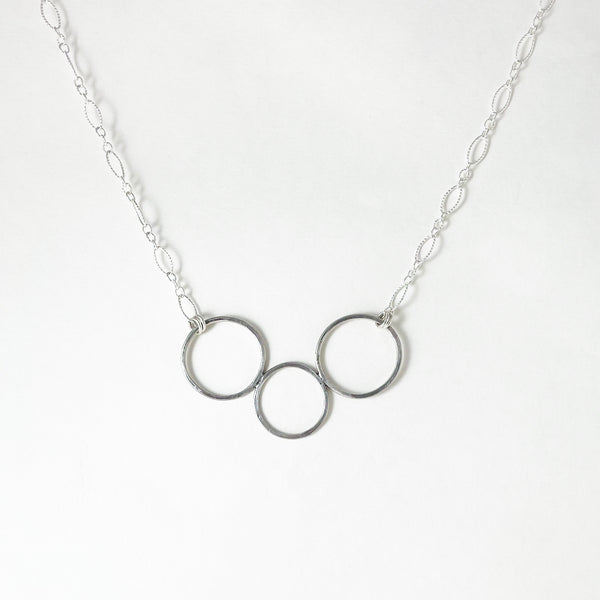 Unity Three Circles Necklace – Snow Orchid Designs